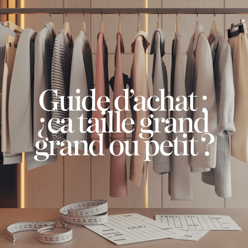 Guide d'achat : Comment déchiffrer les tailles