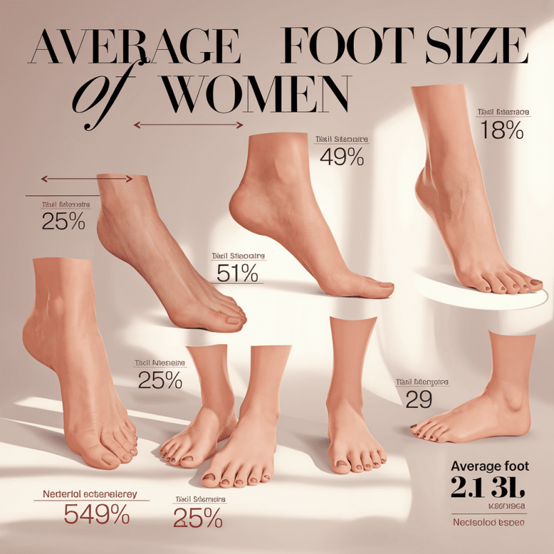 Taille moyenne des pieds chez les femmes : les chiffres – Le Blog Féminin