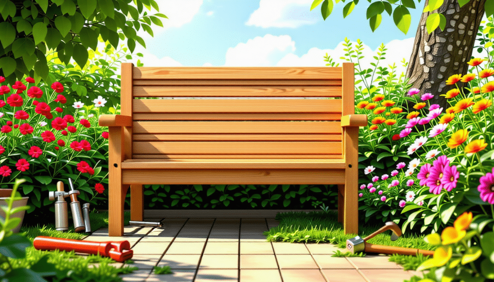Construisez votre banc de jardin en bois : Guide DIY facile